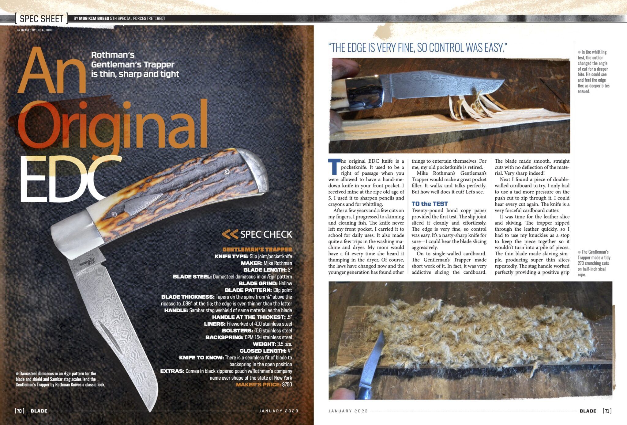 Rothman Knives - Handcrafted Custom Knives Made in the USA
